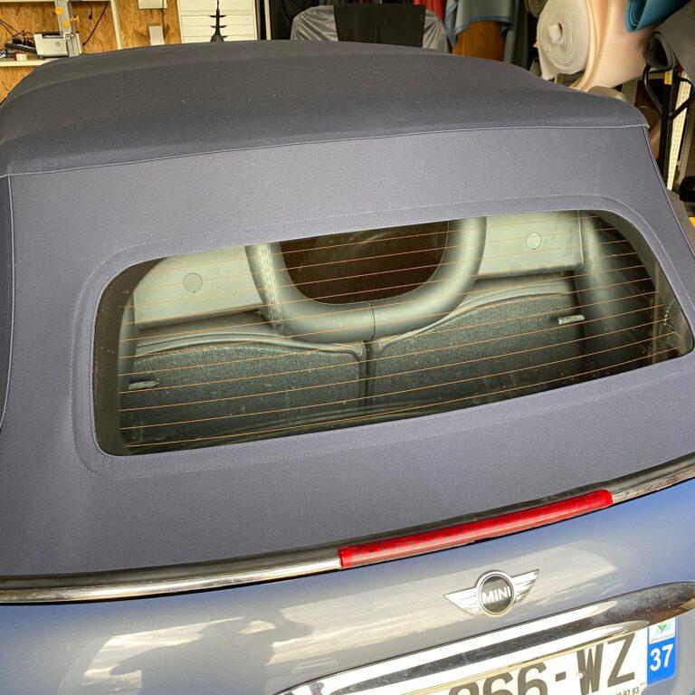 Remplacement capote MINI cabriolet R52 - SELLERIE MINOT