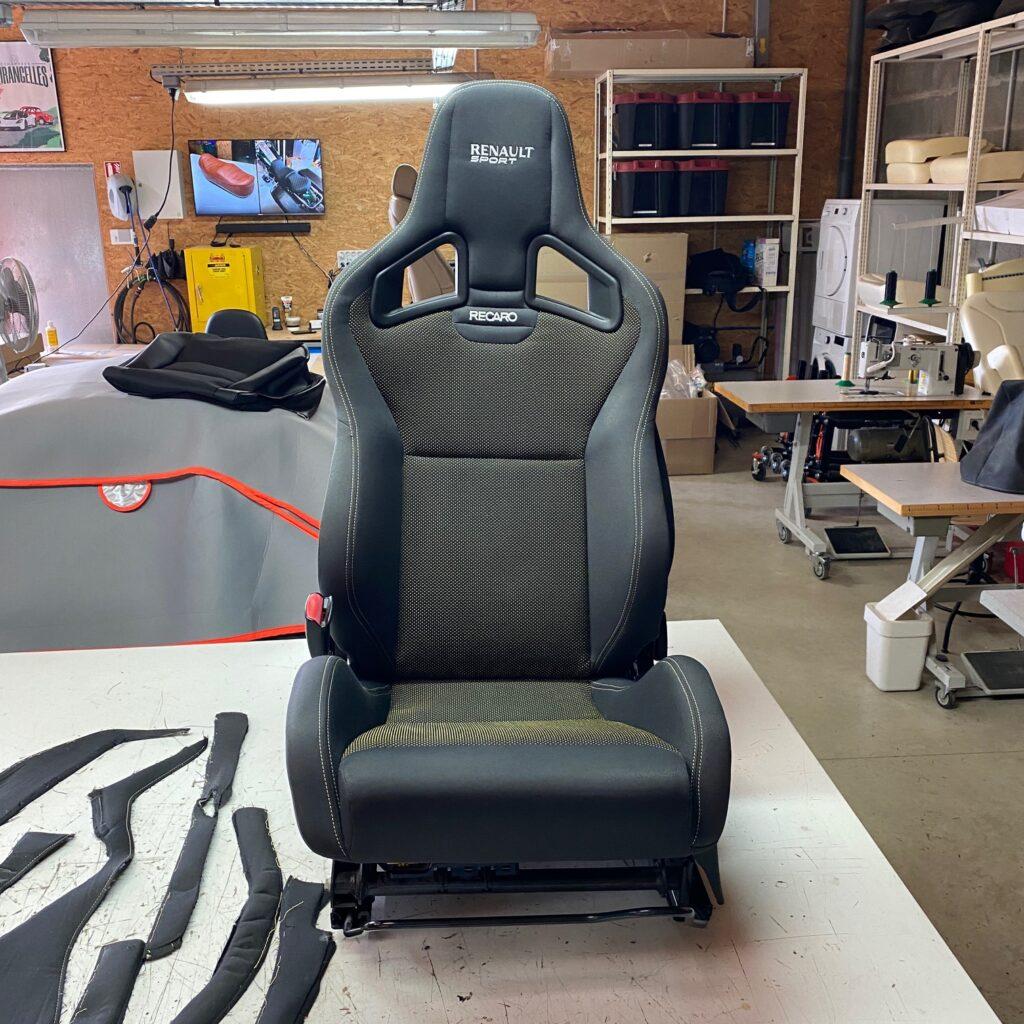 Réparation siège RECARO RENAULT MEGANE RS TROPHY - SELLERIE MINOT