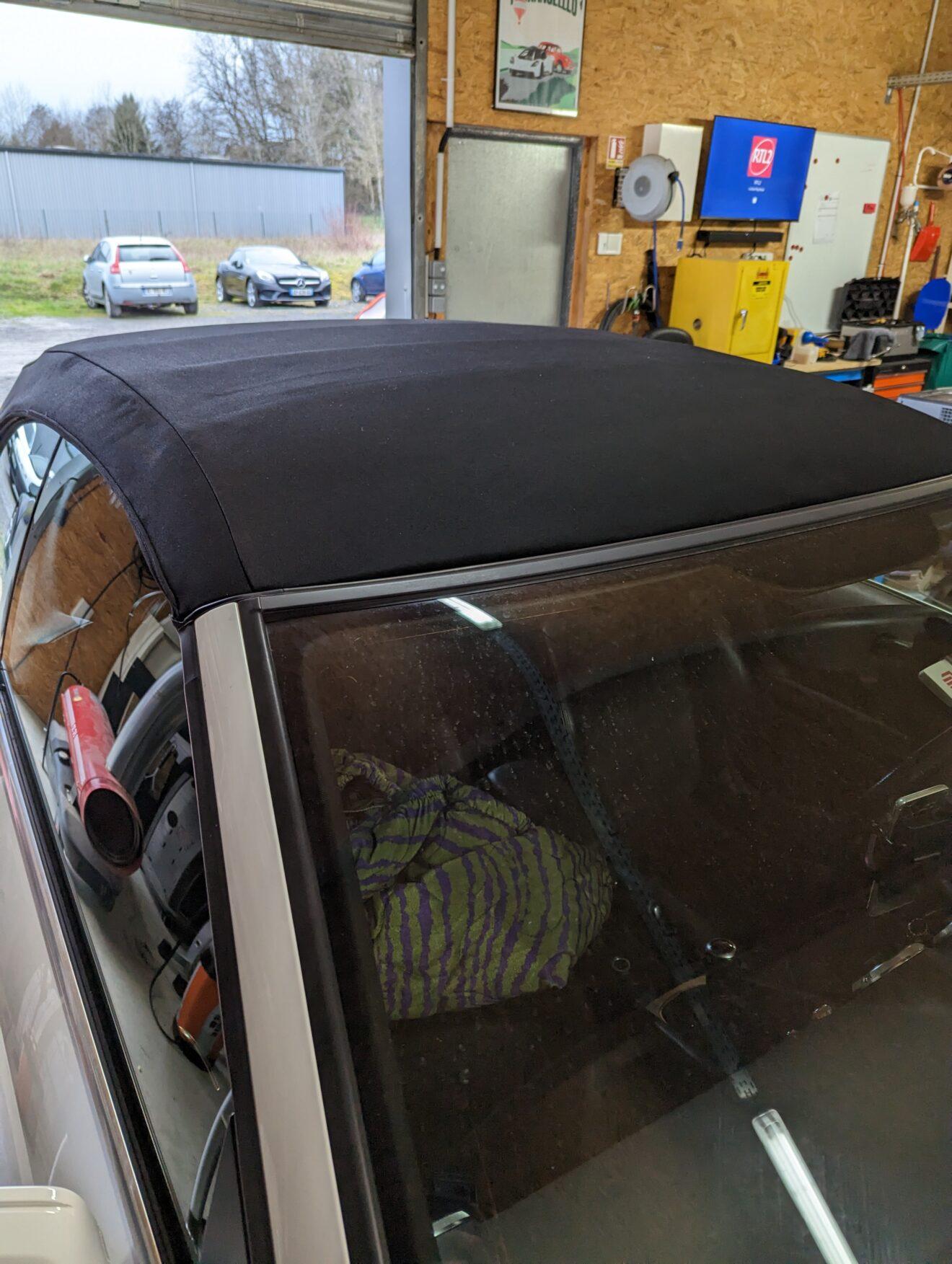 Remplacement capote AUDI A3 cabriolet 8P - SELLERIE MINOT