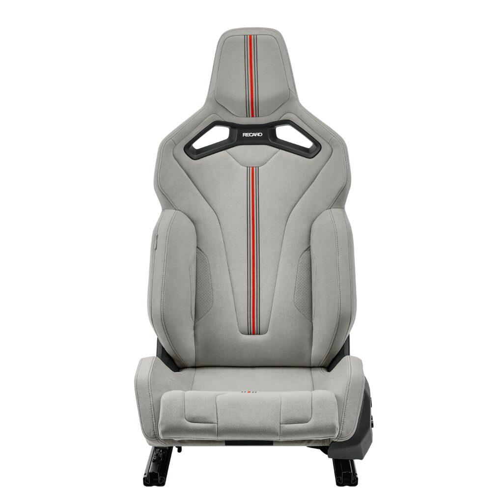 RECARO Sport C Dinamica gris avec bande rouge - SELLERIE MINOT